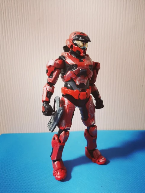 Halo Red Spartan Action Figure