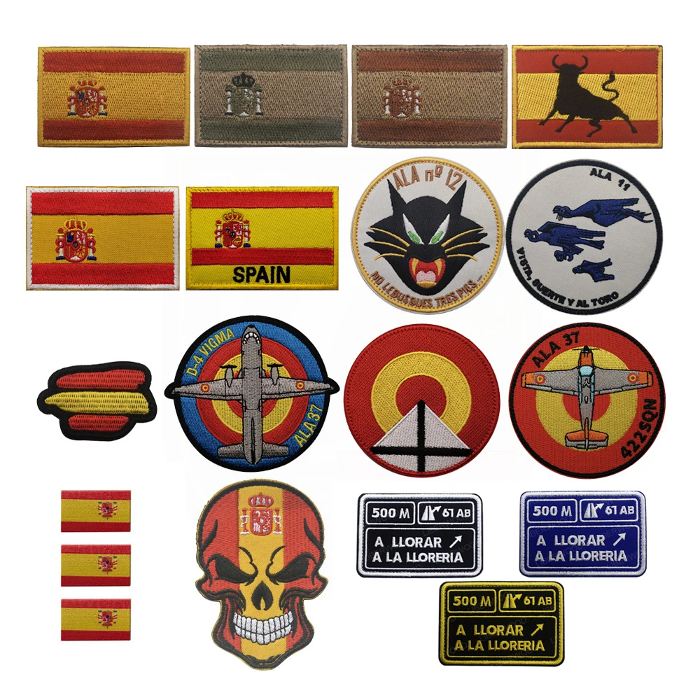 LIBERWOOD Spain Fag Patch A LLORAR A LA LLORERIA Tactical Spanish Badge ...