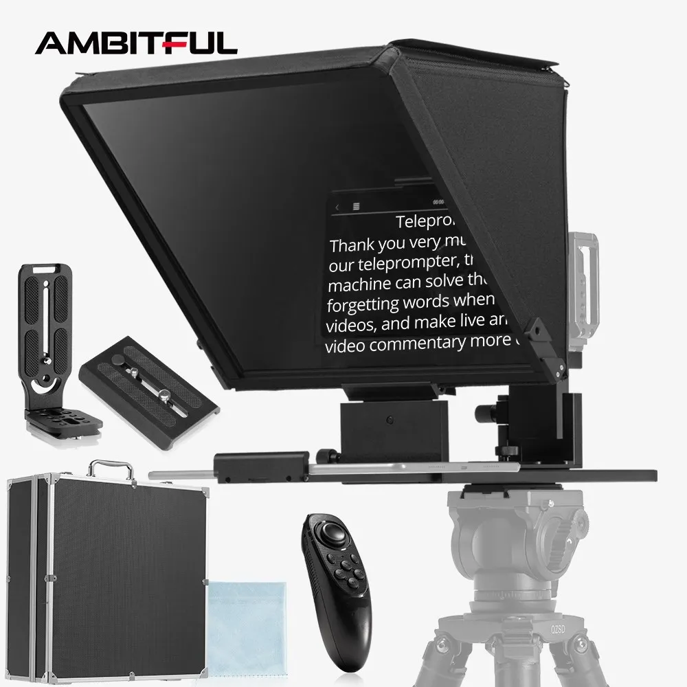 Ambitful-T16-Big-Screen-Prompter-Professional-Interview-Foldable ...