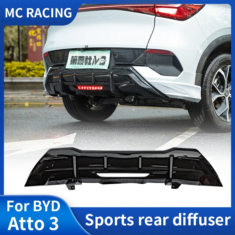 3pcs-Rear-Lip-Spoiler-Side-Diffuser-Bumper-Lip-Tail-For-BYD-Atto3-2022 ...