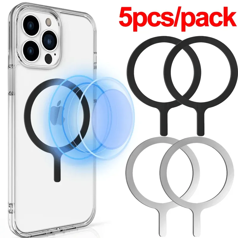 1-5pcs Sticker Ring For Magsafe Wireless Charging For iPhone 14 13 ...