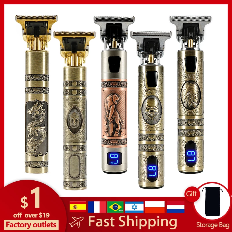 2021 Electric Hair Clipper Hair Trimmer For Men Rechargeable Electric ...