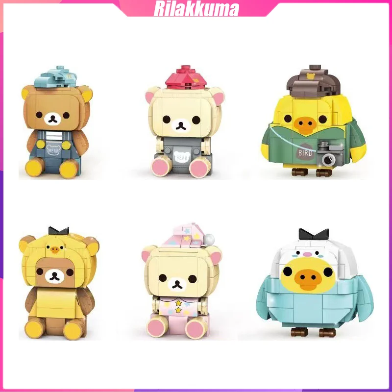 Rilakkuma-Building-Blocks-Doll-Series-Desktop-Decoration-Puzzle ...