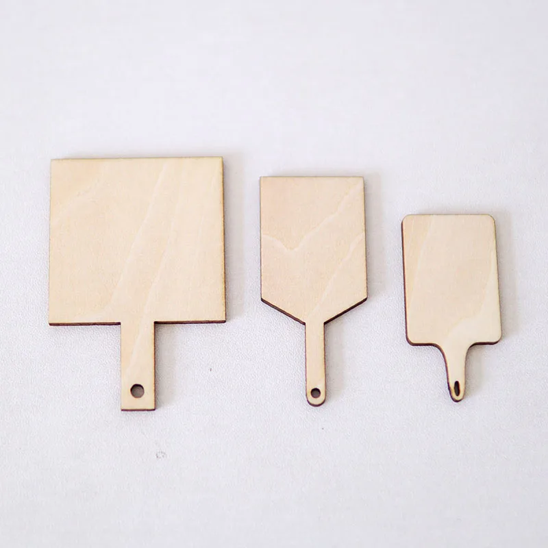 10PCS-Mini-Wooden-Cutting-Board-DIY-Handmade-Craft-Miniature-Kitchen ...