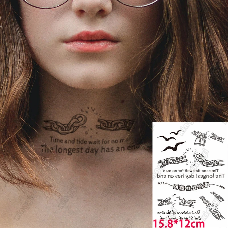 Cartoon Style Lettering Tattoos