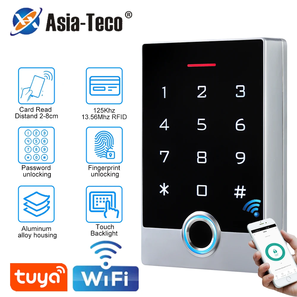 Tuya-Smart-Life-WiFi-Access-Control-Keypad-RFID-Card-Touch-Keyboard-Access-Controller-Electric ...