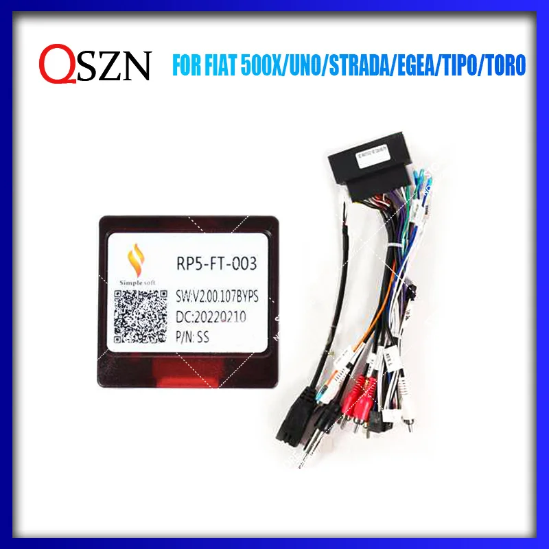 QSZN-Wiring-Harness-Canbus-Box-Decoder-For-FIAT-500X-UNO-STRADA-EGEA ...