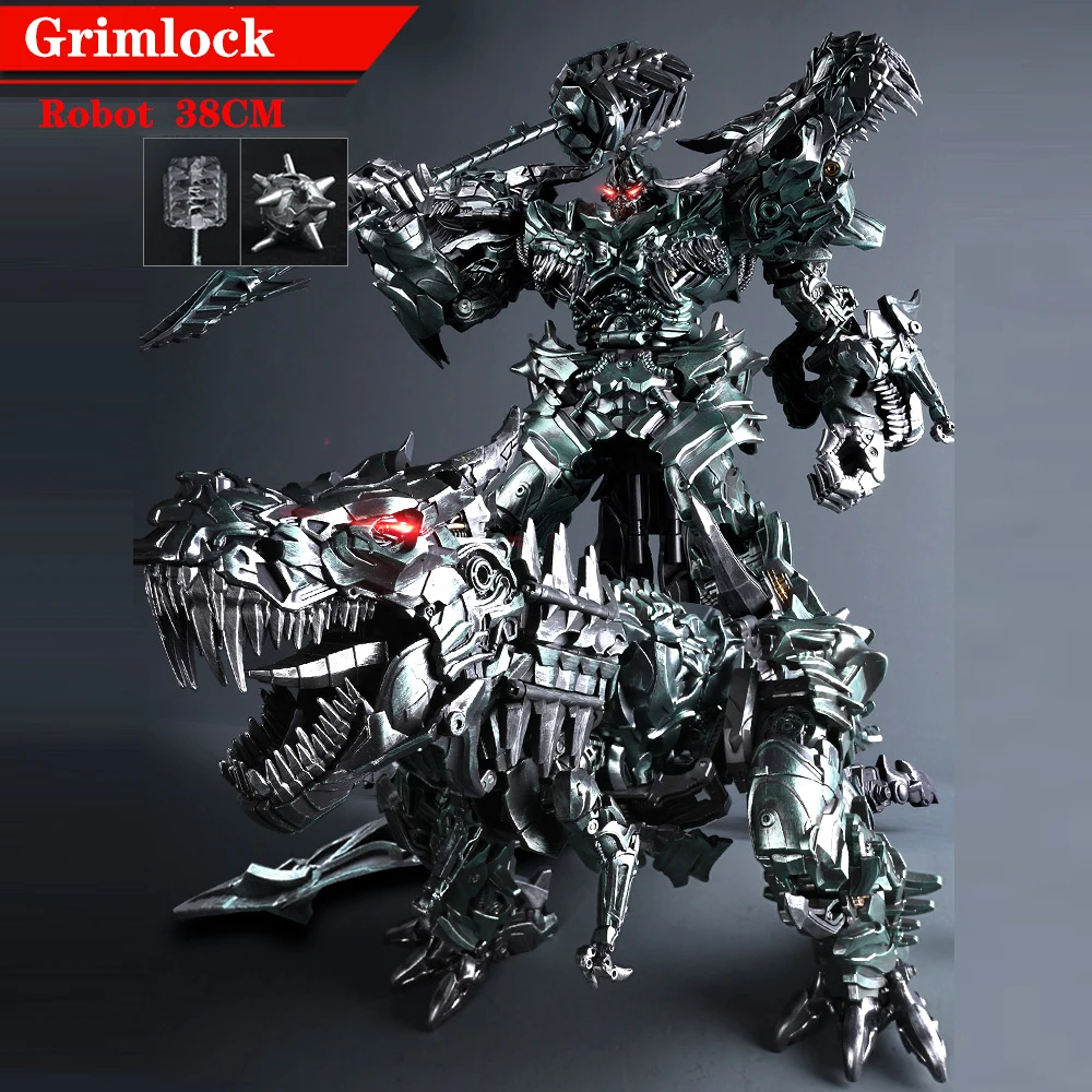 Grimlock-Robot-Transformation-Dinosaurs-Tyrannosaurus-Rex-Action-Figure-ABS-Alloy-38CM-With ...