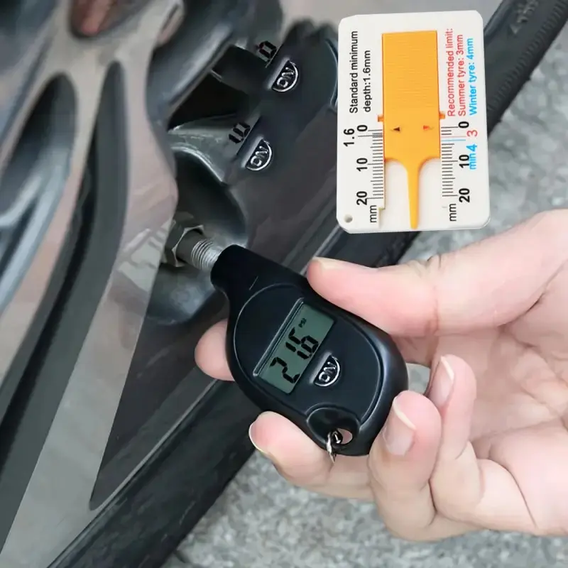 Precision-Car-Keychain-Digital-Display-Tire-Pressure-Gauge-Digital ...