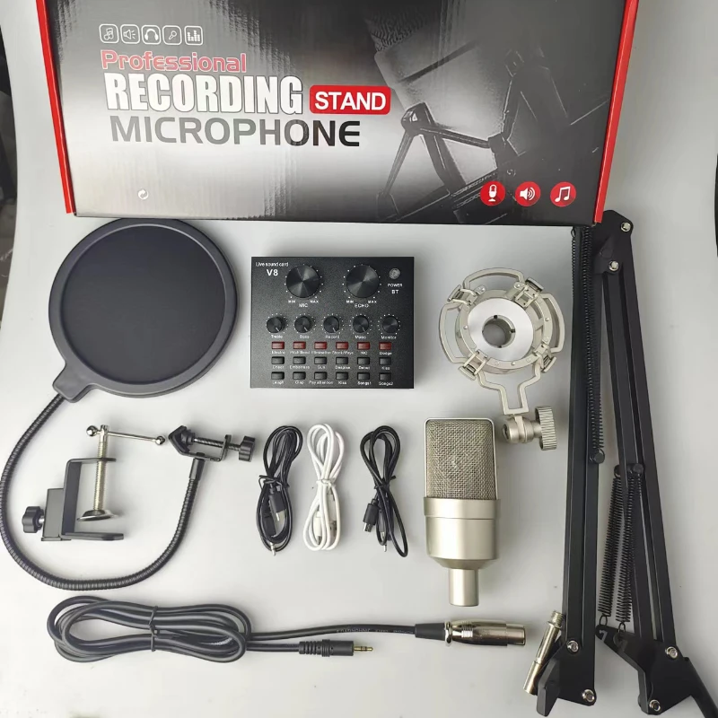 103-Microphone-Set-Condenser-Professional-Microphone-Studio-Recording ...
