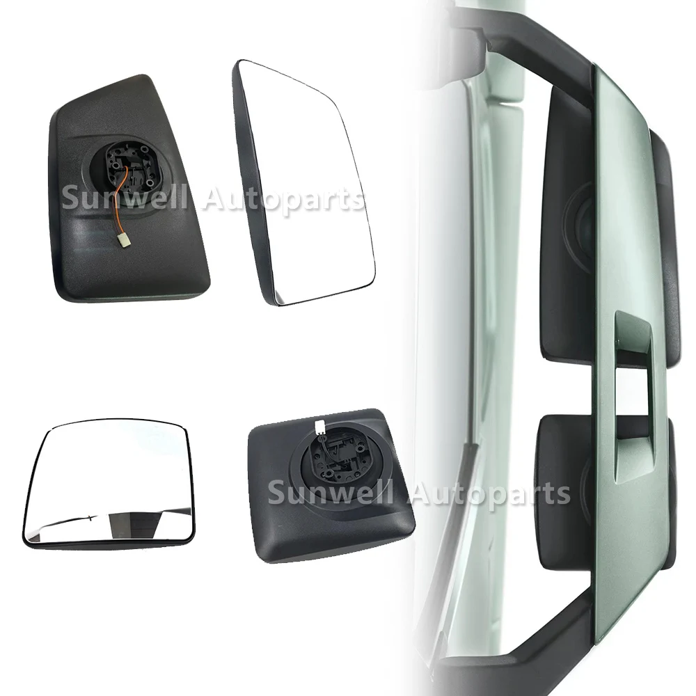 Heated-Mirror-Glass-For-Volvo-FH-FM-Trucks-Exterior-Side-Rearview ...