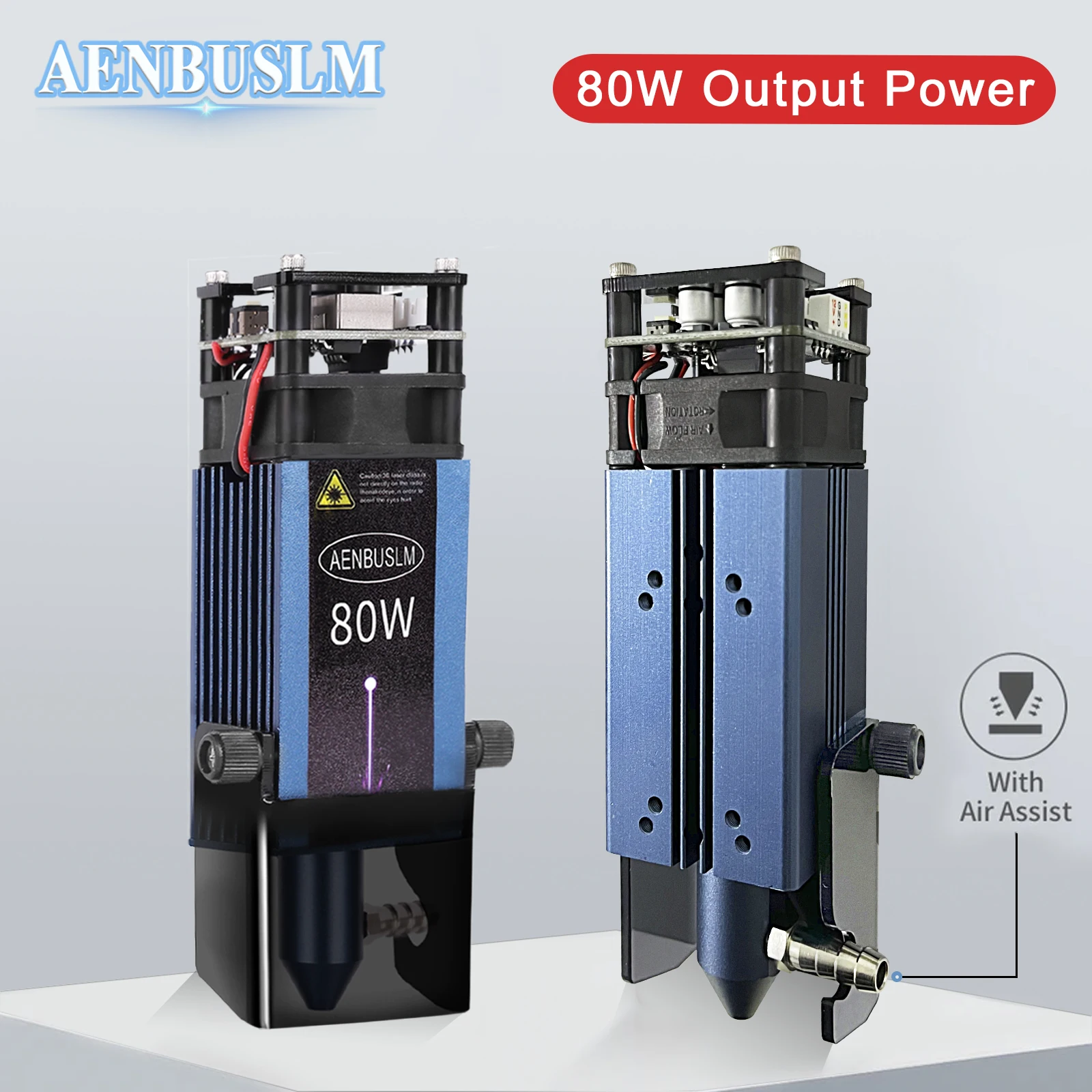 AENBUSLM-40W-80W-Laser-Module-450nm-TTL-PWM-Laser-Head-CNC-Laser ...