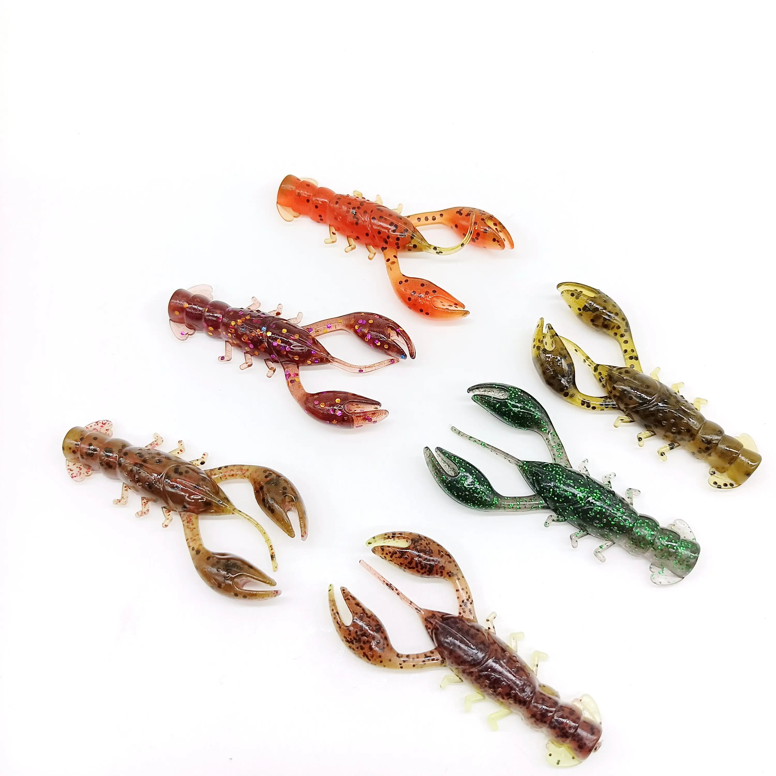 DUODUOYU-5PCS-Floating-Crawfish-Fishing-Lure-65mm-4g-Soft-Silicone-Bait ...