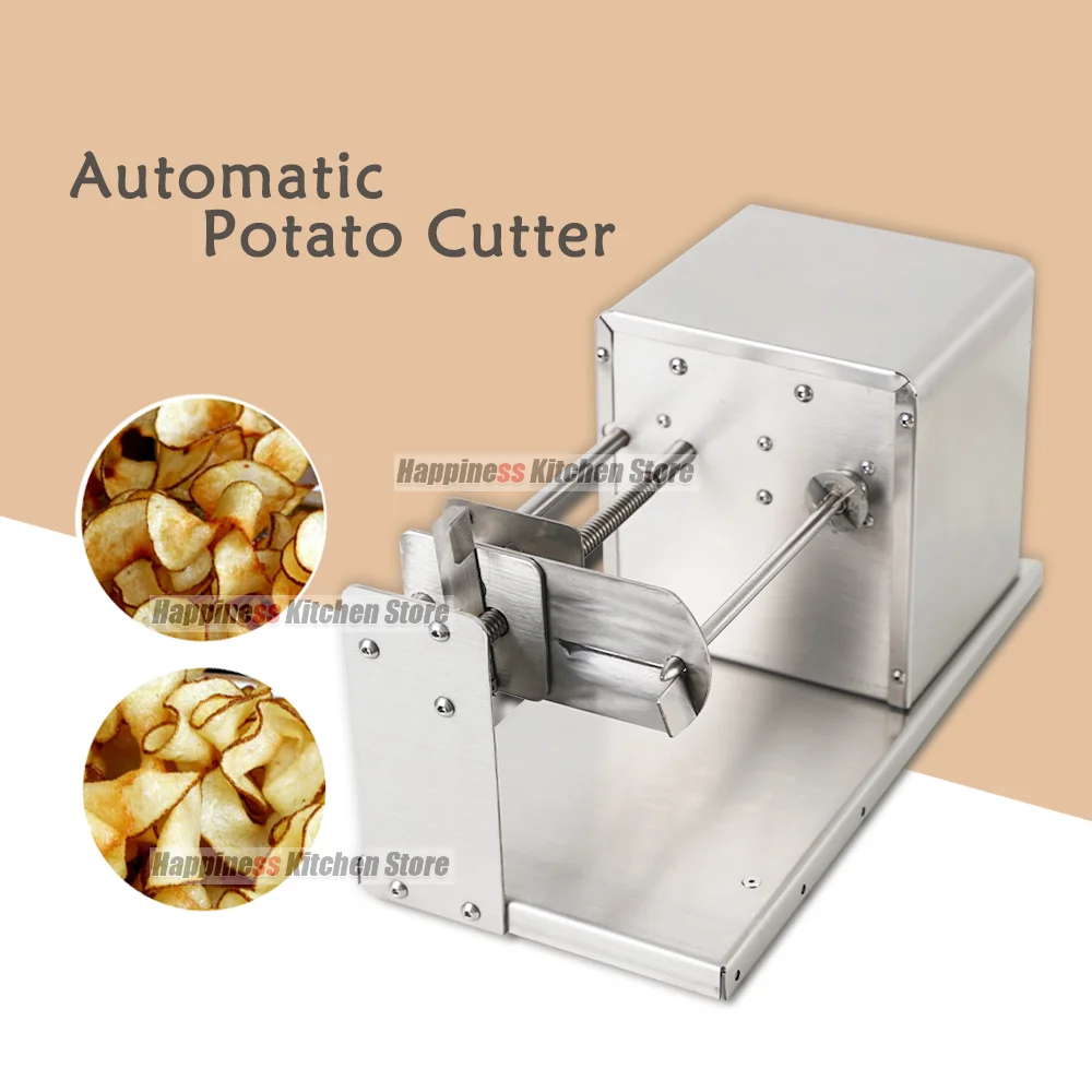 Commercial-Potato-Slicers-Electric-Potato-Fries-Cutter-Stainless-Steel ...