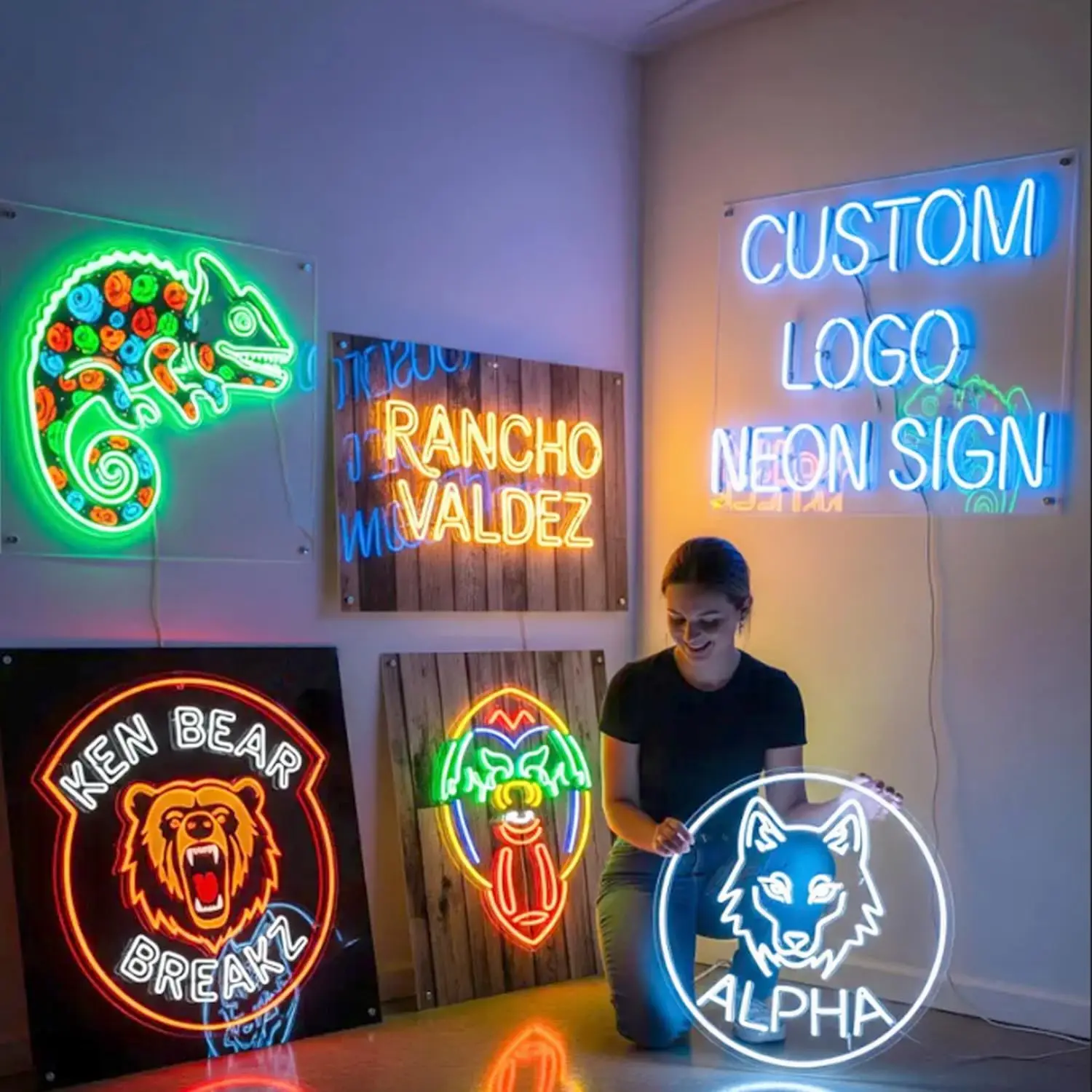 Custom Neon SignPersonalized Text Logo Names Customized LED Neon Signs ...