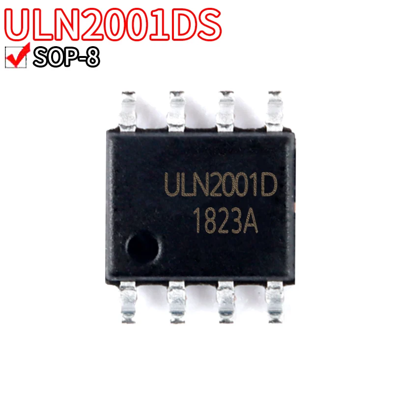 20PCS-ULN2001-ULN2001D-ULN2001DS-chip-SOP8-three-channel-relay-drive-IC ...