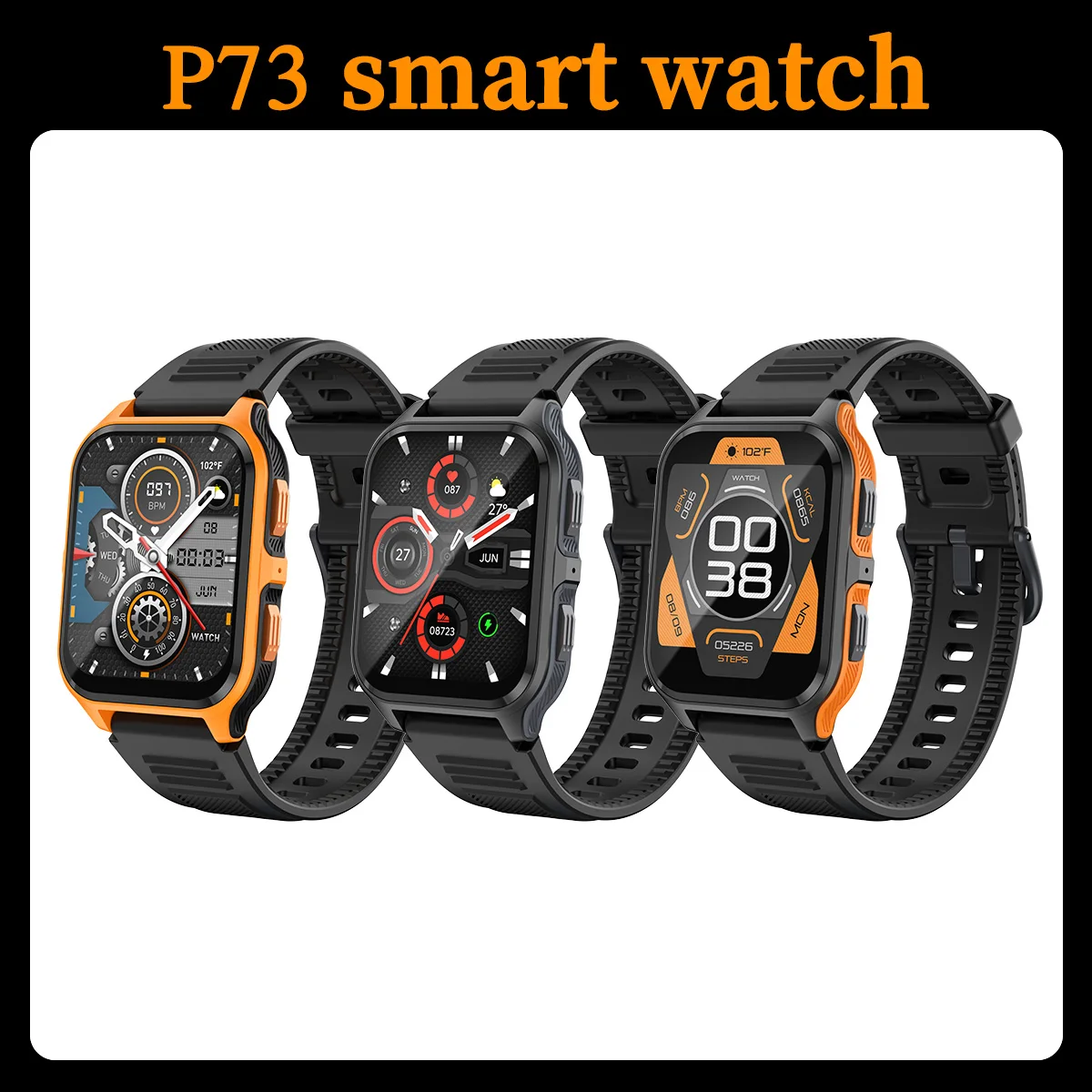 P73-Smart-Watch-for-Men-Women-Bluetooth-Call-Heart-Rate-Blood-Pressure ...