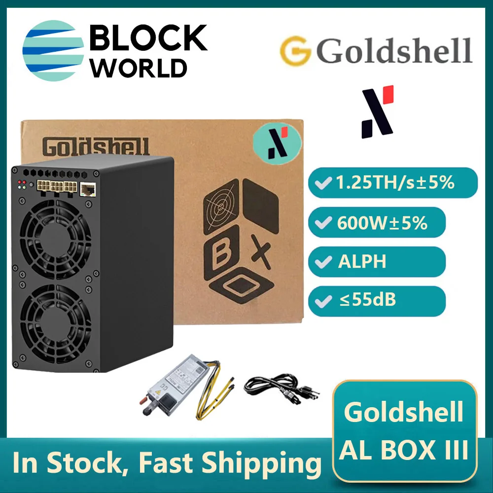 Nuevo-Goldshell-AL-BOX-III-1250Gh-s-600W-ALPH-Miner-con-fuente-de ...