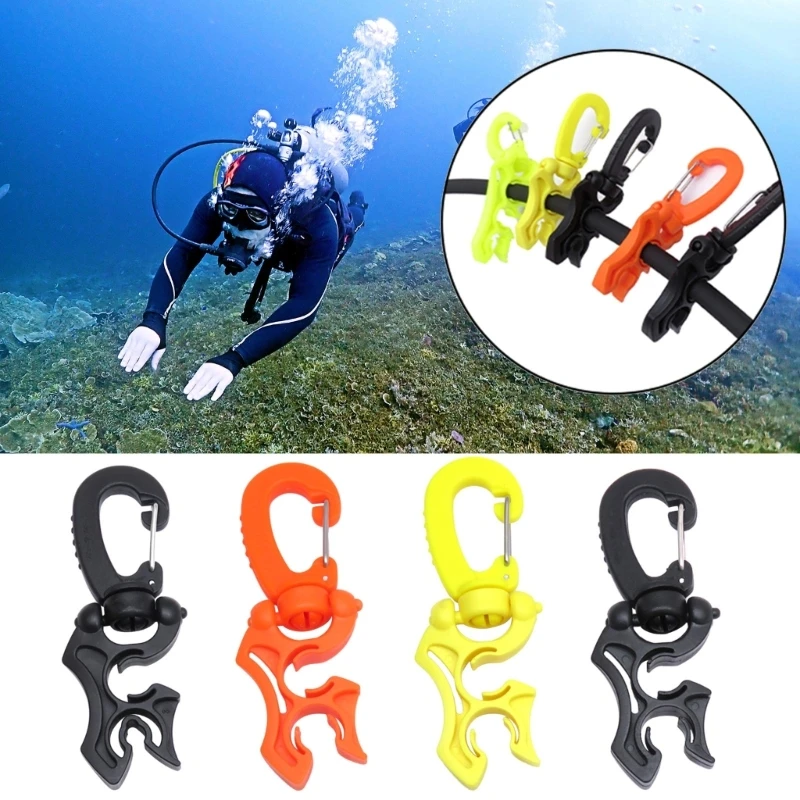 Scubas Diving Double Hose Holder Clip, Diving Double BCD Hose Holder ...