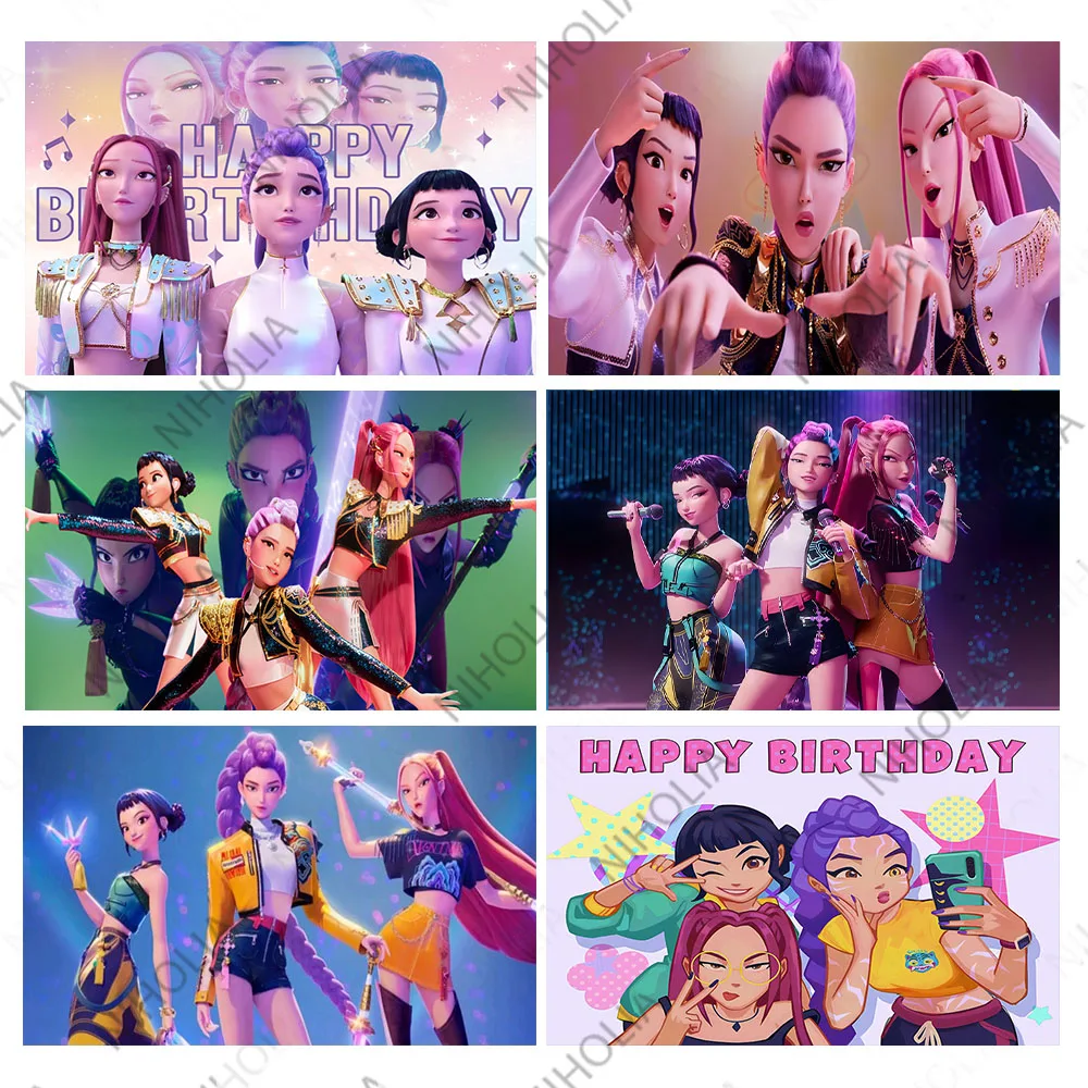 KPop Themed Backdrop: The Real Deal for Fan Photos, Parties, and ...