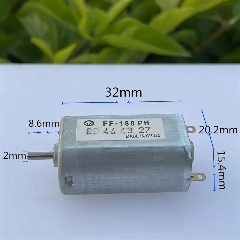 Vadonatúj 2,4 V ~ 3,7 Ff-180Ph 8300Rpm 12500Rpm Metalefe 180 Dc Motor ...