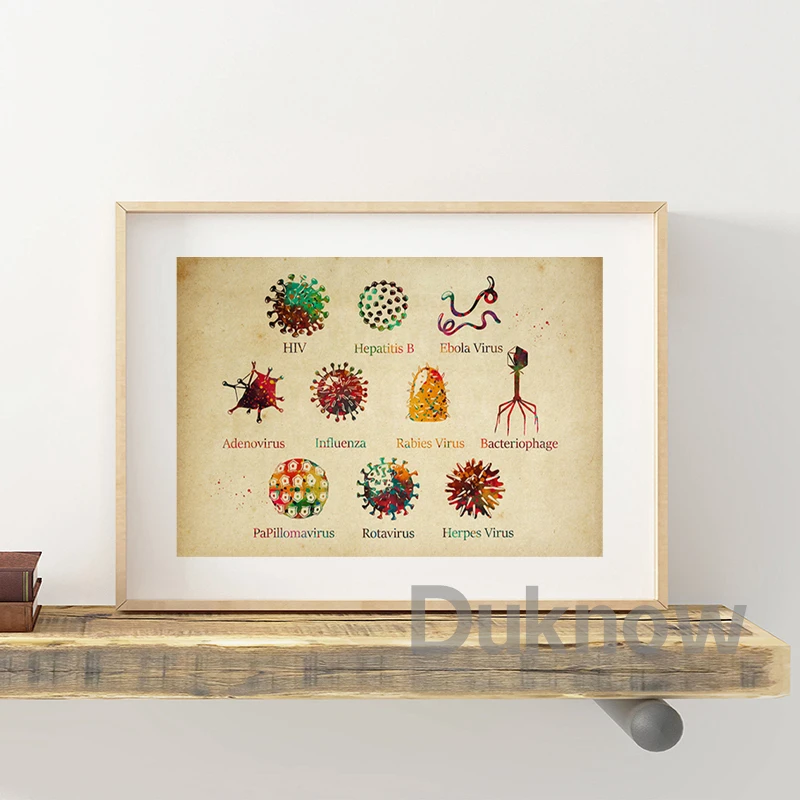 Microbiology Wall Art