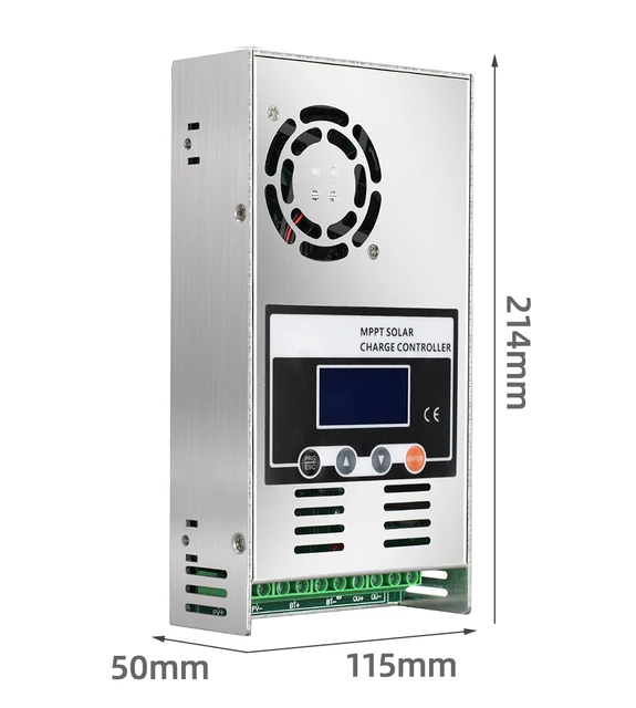 ECGSOLAX 60A MPPT Solar Charge Controller 12V 24V 36V 48V Battery Charge Regulator 60A Solar ...