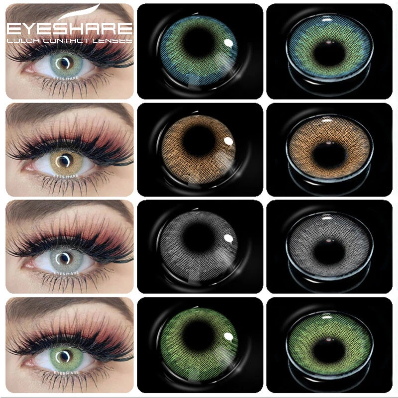 Natural Blue Green Eye Color