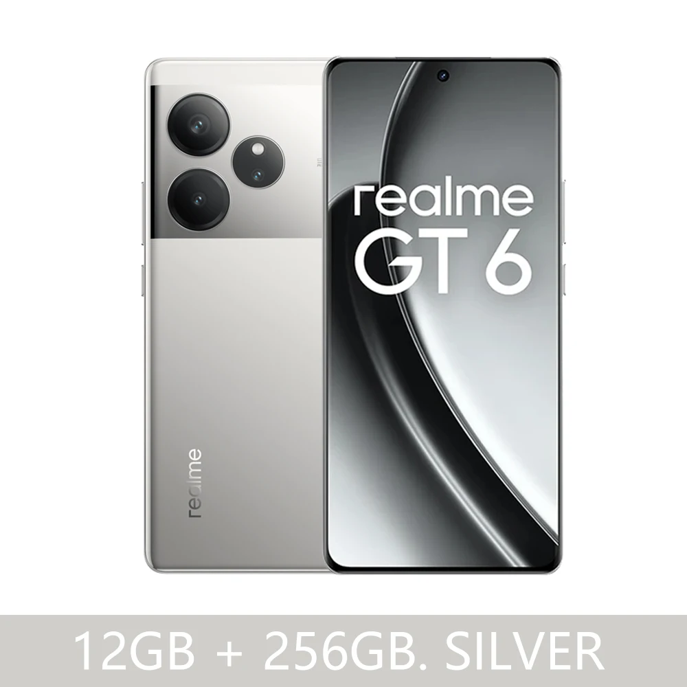 [Estreno mundial] Realme GT 6 5G Smartphone Procesador Snapdragon 8s Gen 3 Batería de 5500 mAh ...