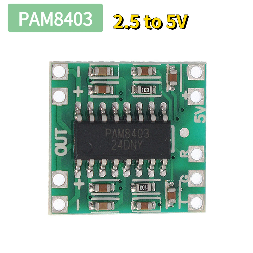 1-10PCS PAM8403 3W+3W Mini Digital Amplifier Board Class D Audio Amp ...