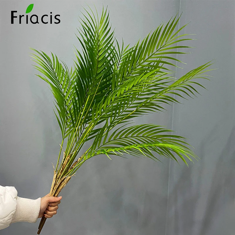 88-CM-Tropical-Artificial-Tree-Plants-Palm-Leaves-Plastic-Branch-Fake ...