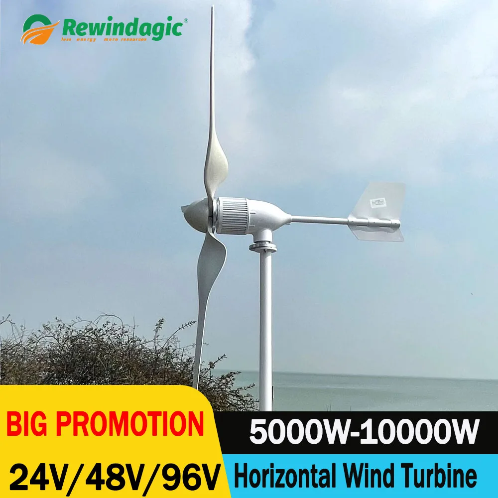 Windmill-Generator-Turbine-Free-Energy-Power-5KW-6KW-8KW-10KW-24V-48V ...