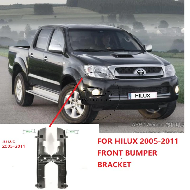 FOR-ToyotA-Hilux-Kun25-26-Front-Bumper-Side-Bracket-year-2005-2006-2007 ...