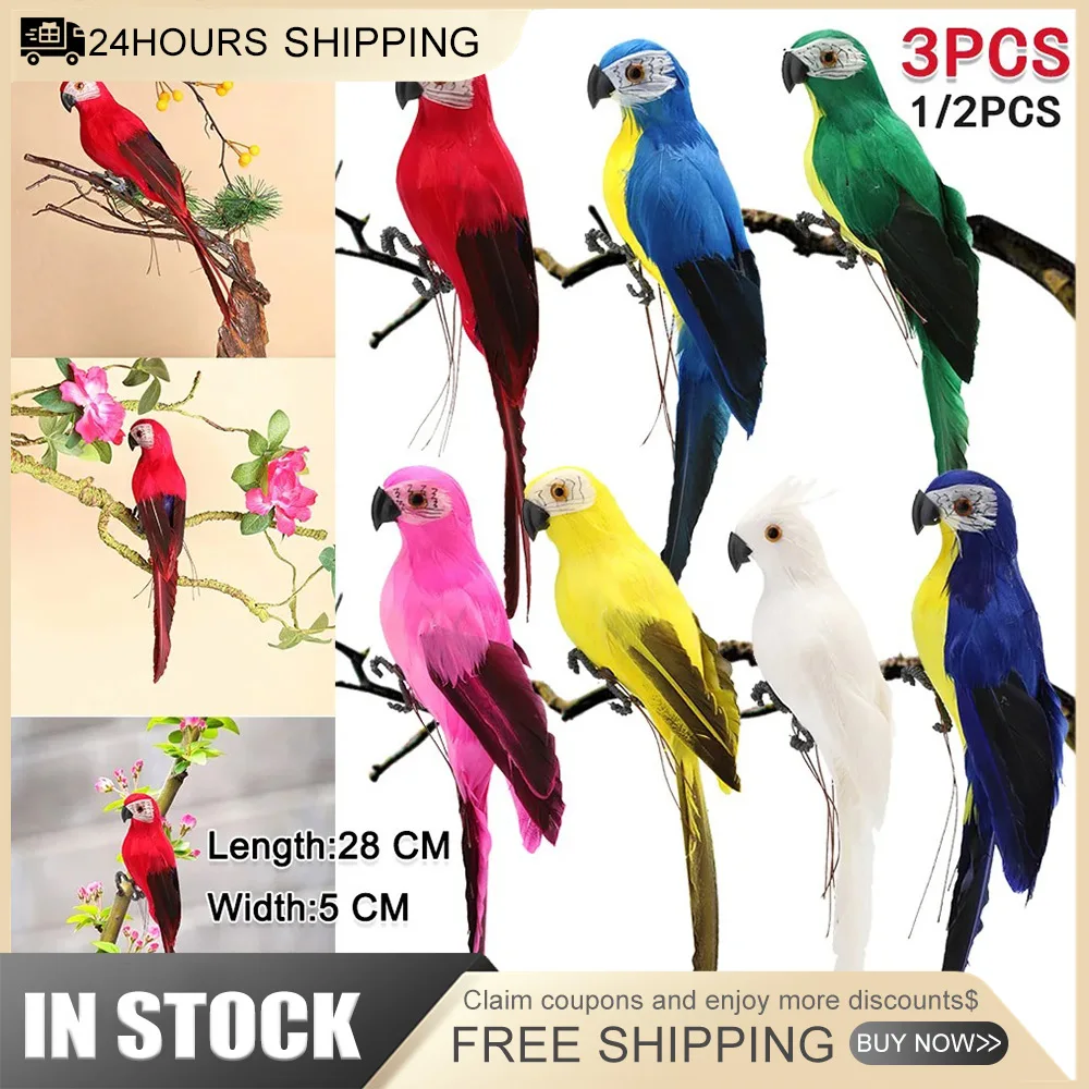 Handmade-Simulation-Parrot-Foam-Feather-Artificial-Parrot-Imitation ...