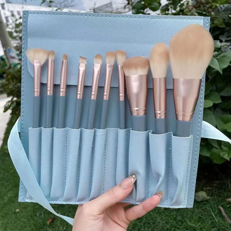 10Pcs-Soft-Fluffy-Makeup-Brushes-Set-for-cosmetics-Foundation-Blush ...