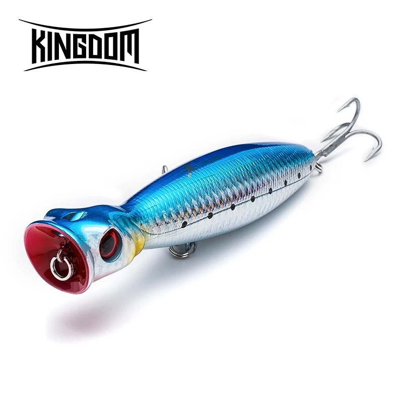 Kingdom-Fishing-Lure-TopWater-Floating-Popper-80Mm-9-5G-100Mm-16G-130Mm ...