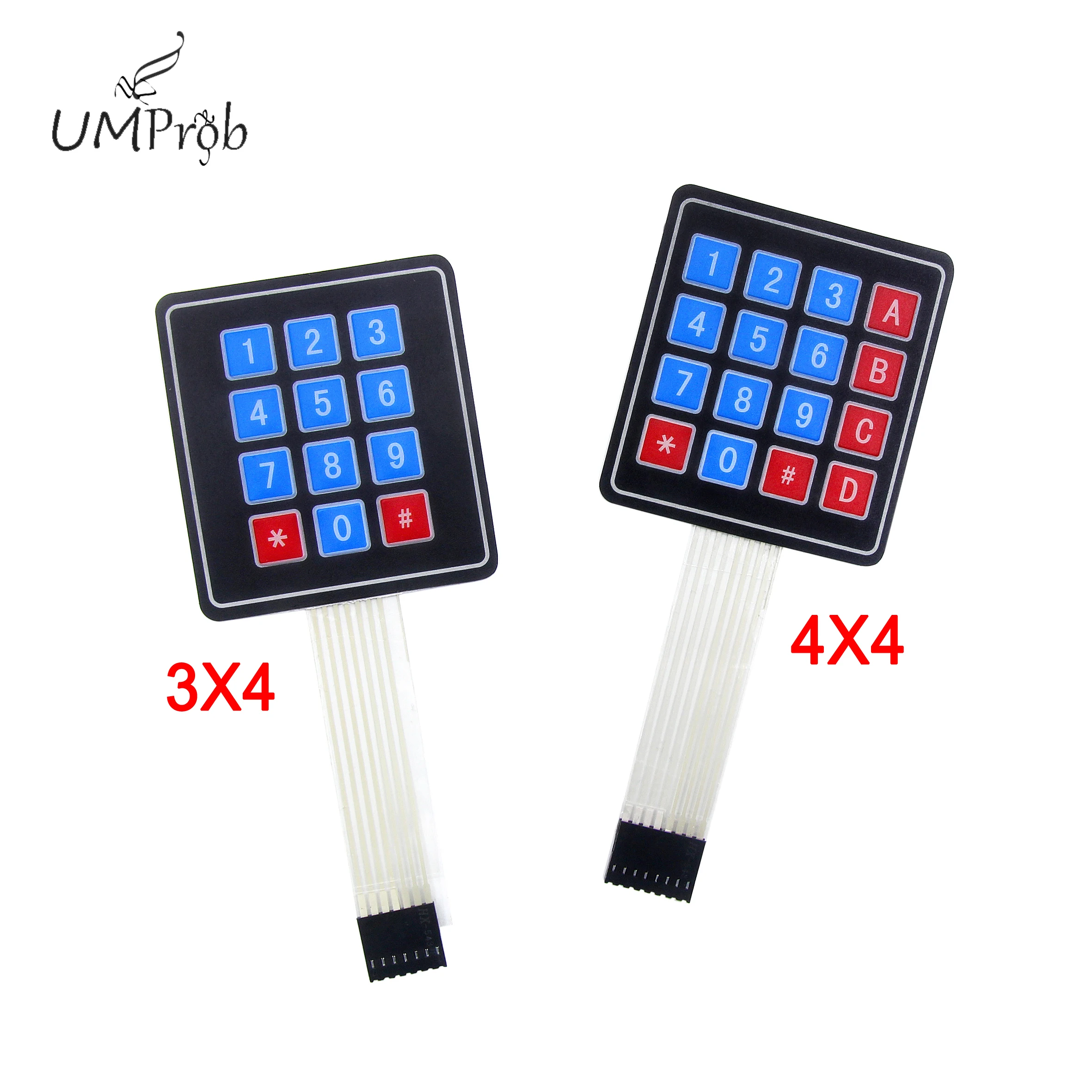16 Key Membrane Switch Keypad 4x4 Matrix Keyboard For Arduino Diy Kit - Integrated Circuits ...