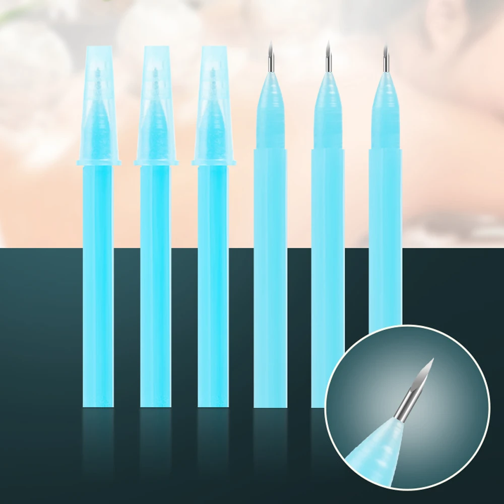 100x Disposable Sterile Needle Diabete Blood Glucose Vent Drain Blood ...