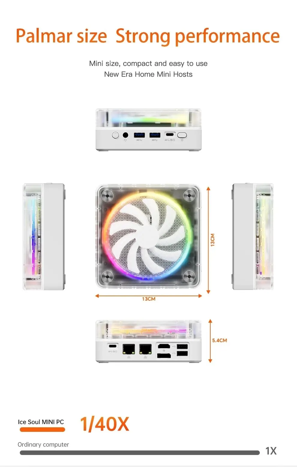 FIREBAT MINIPC AMD R7-7735HS Mini Pc Colorful Gamer 16GB 512GB DDR5 ...