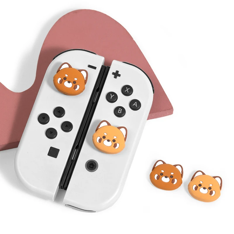 4pcs-cute-bear-joy-con-thumb-grips-joystick-cap-kawaii-soft-silicone