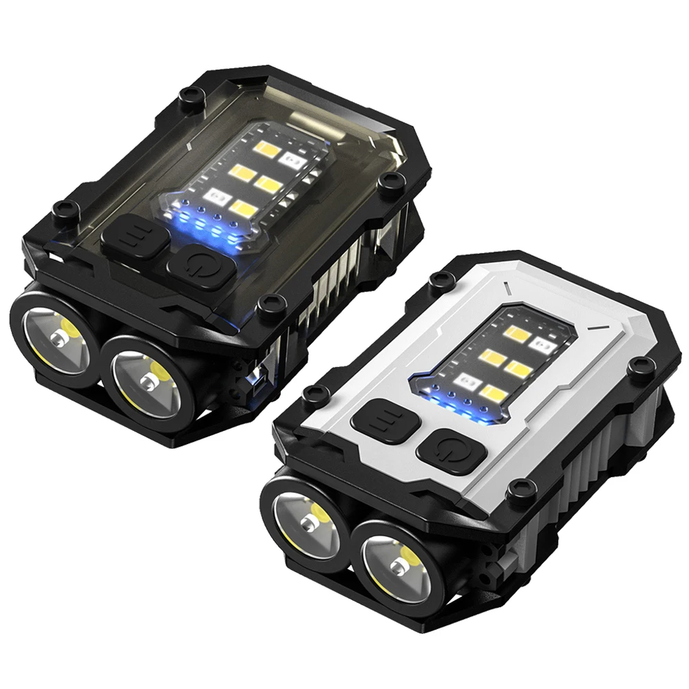 EDC Tactical Flashlight Super Bright Powerful Pocket Torch Light USB ...