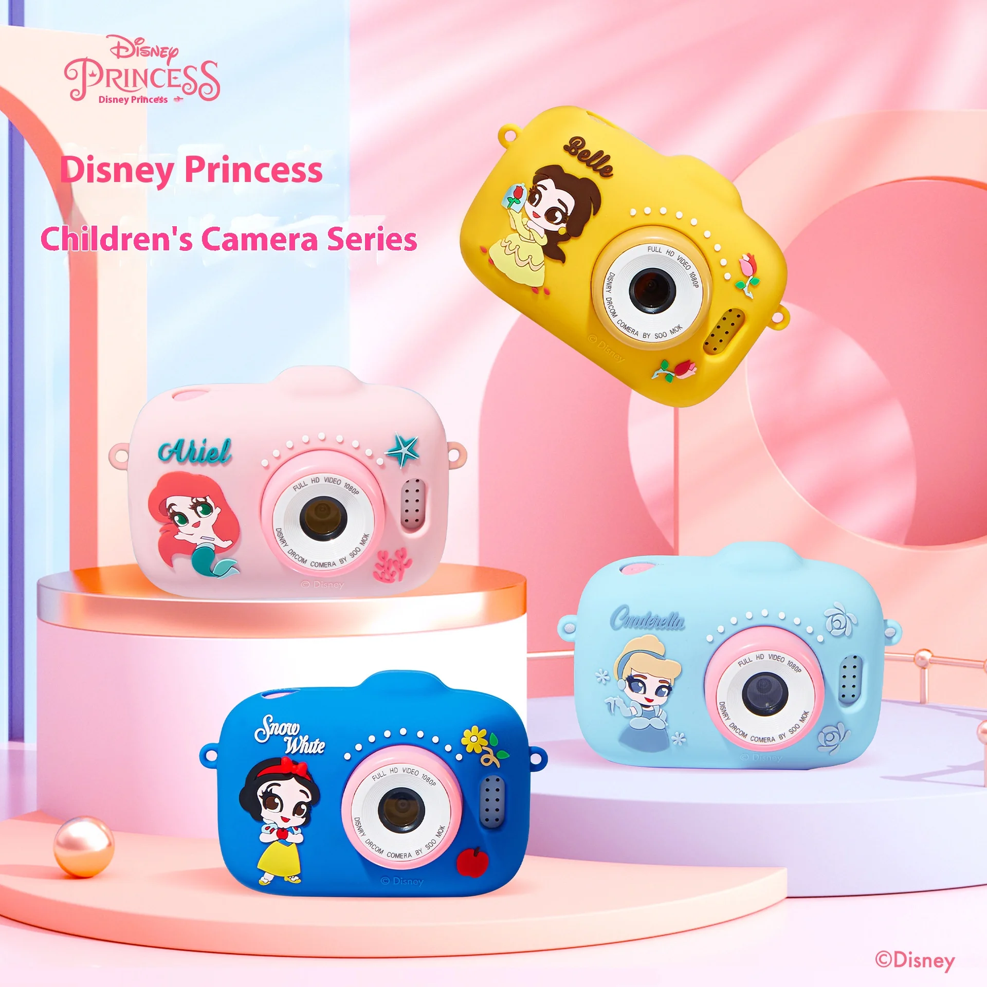 Disney-Children-Toy-Camera-Cartoon-Princess-Cinderella-Snow-White-High ...