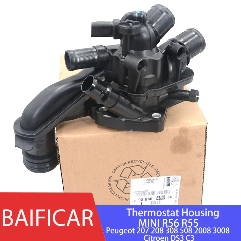 Baificar-New-Thermostat-Housing-9808646980-For-BMW-MINI-R56-R55-Peugeot ...