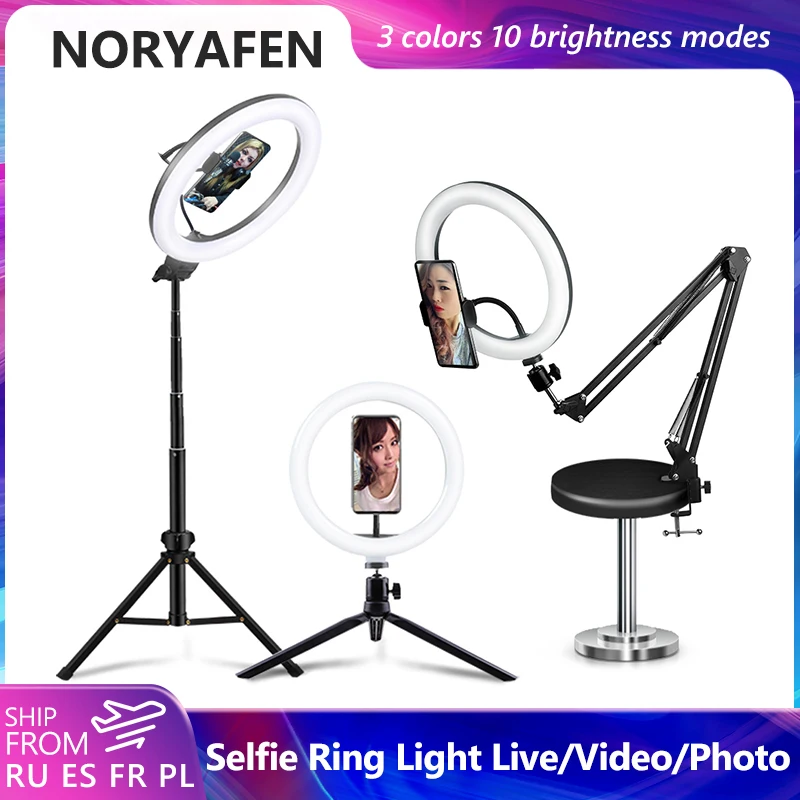 LED-Photography-Video-Ring-Light-Circle-Fill-Lighting-Camera-Photo ...
