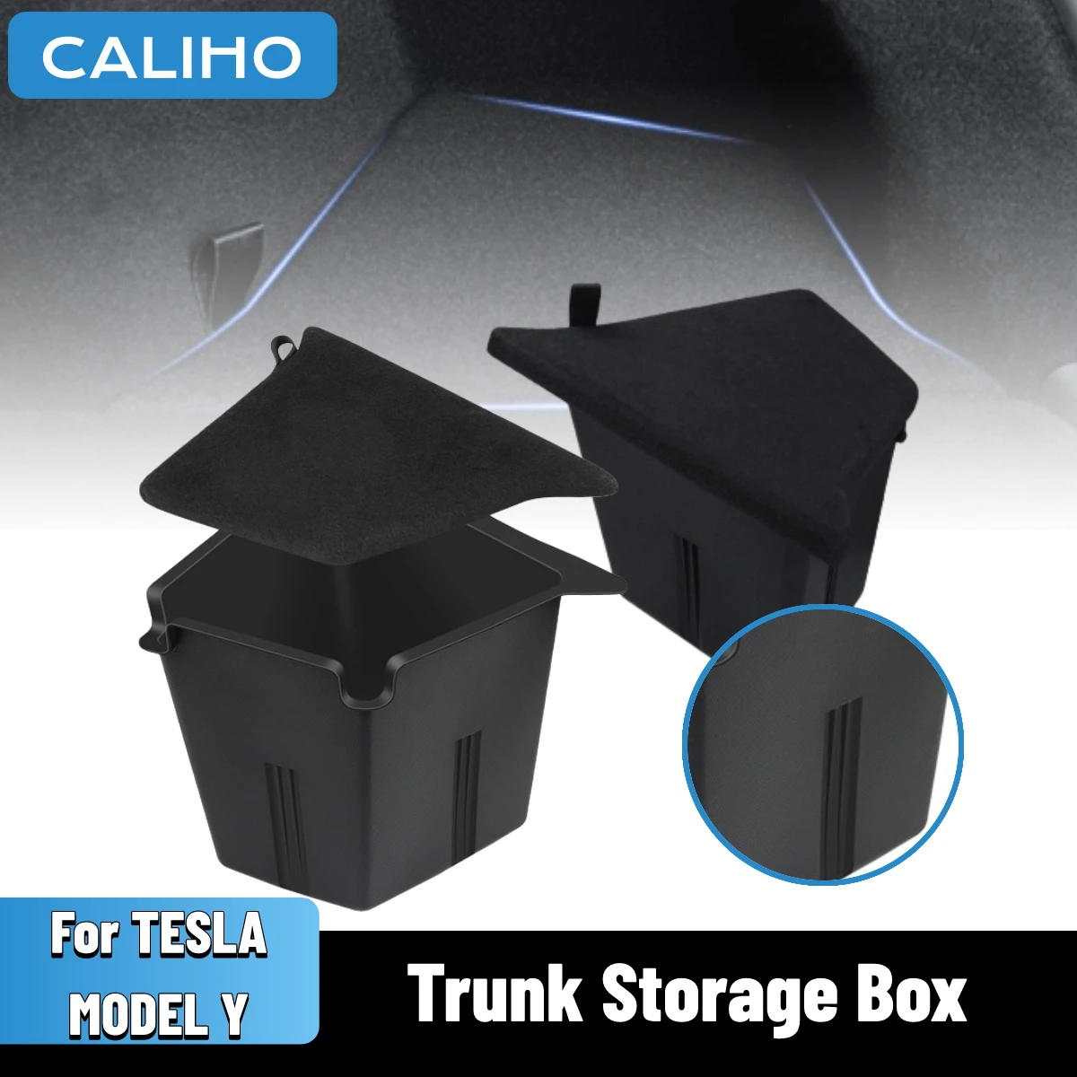 New-Car-Trunk-Side-Storage-Box-for-Tesla-Model-Y-2018-23-Hollow-Cover ...