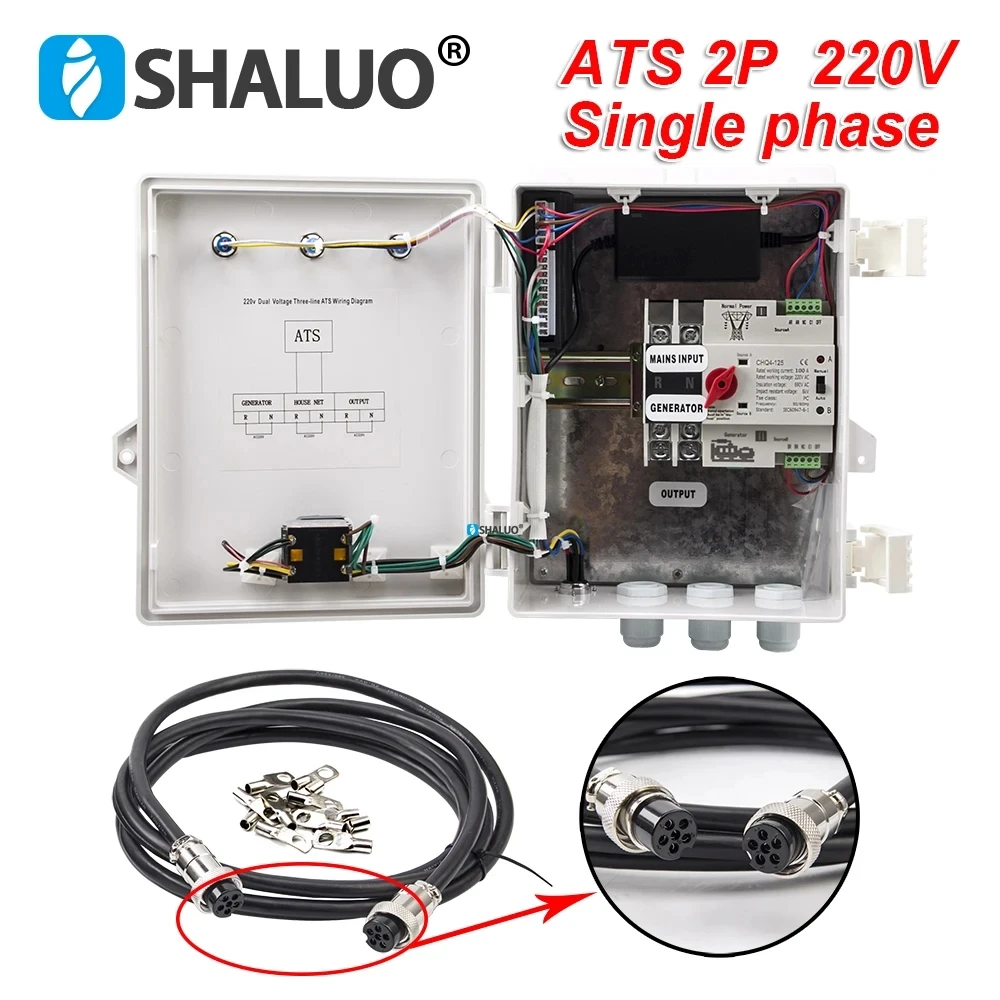 10KW-Generator-ATS-Control-Box-Auto-Start-Stop-Controller-Module-Single ...