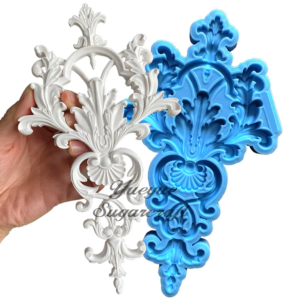 Relief-Frame-Silicone-Epoxy-Resin-Plaster-Mould-cake-mold-fondant-molds ...
