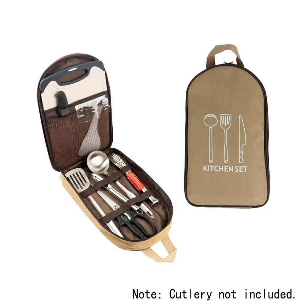 Outdoor Camping Cookware Storager Cooking Utensil Organizer Portable ...