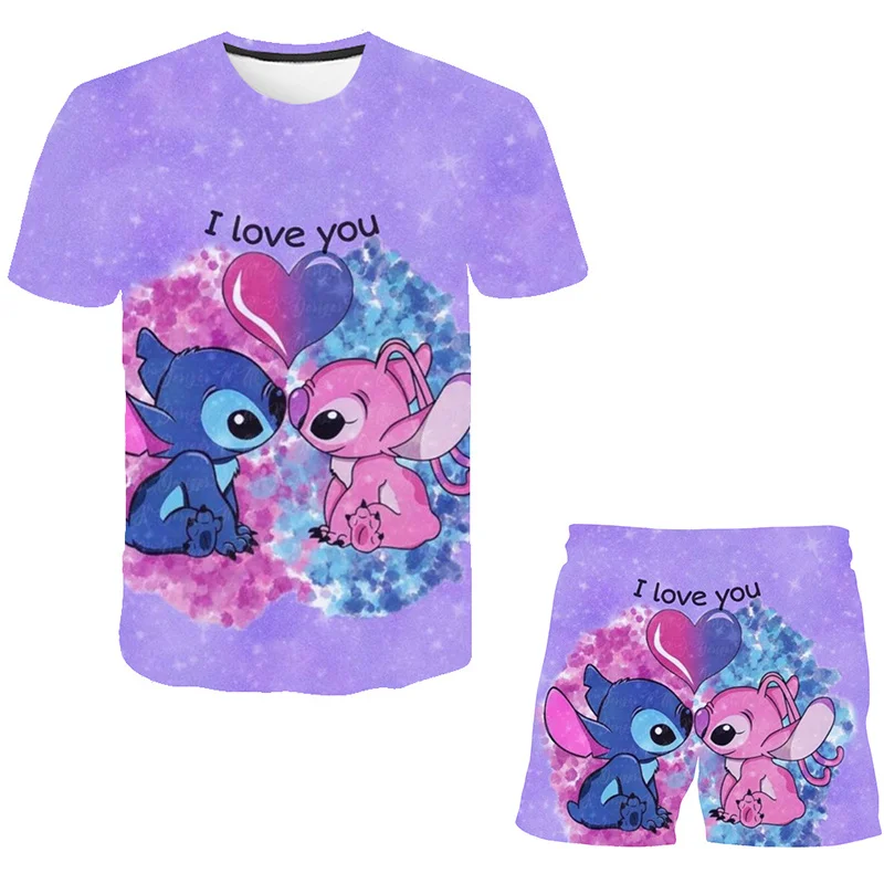 Children Disney Stitch Clothes Fashion Summer Baby Girls Clothing Boys ...