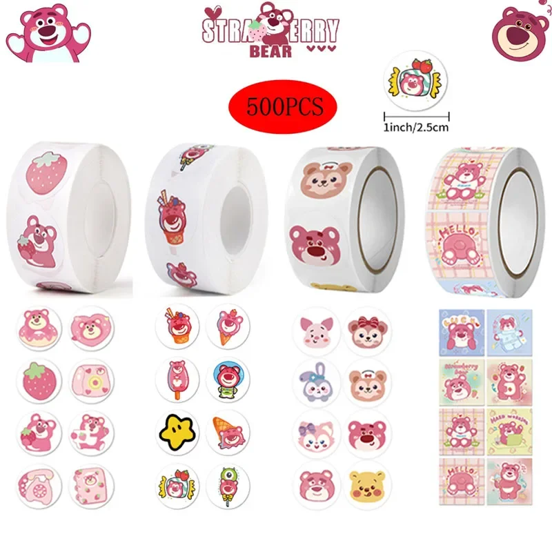 500PCS-Kawaii-Lotso-Stickers-DIY-Cute-Cartoon-Anime-Figure-Image ...